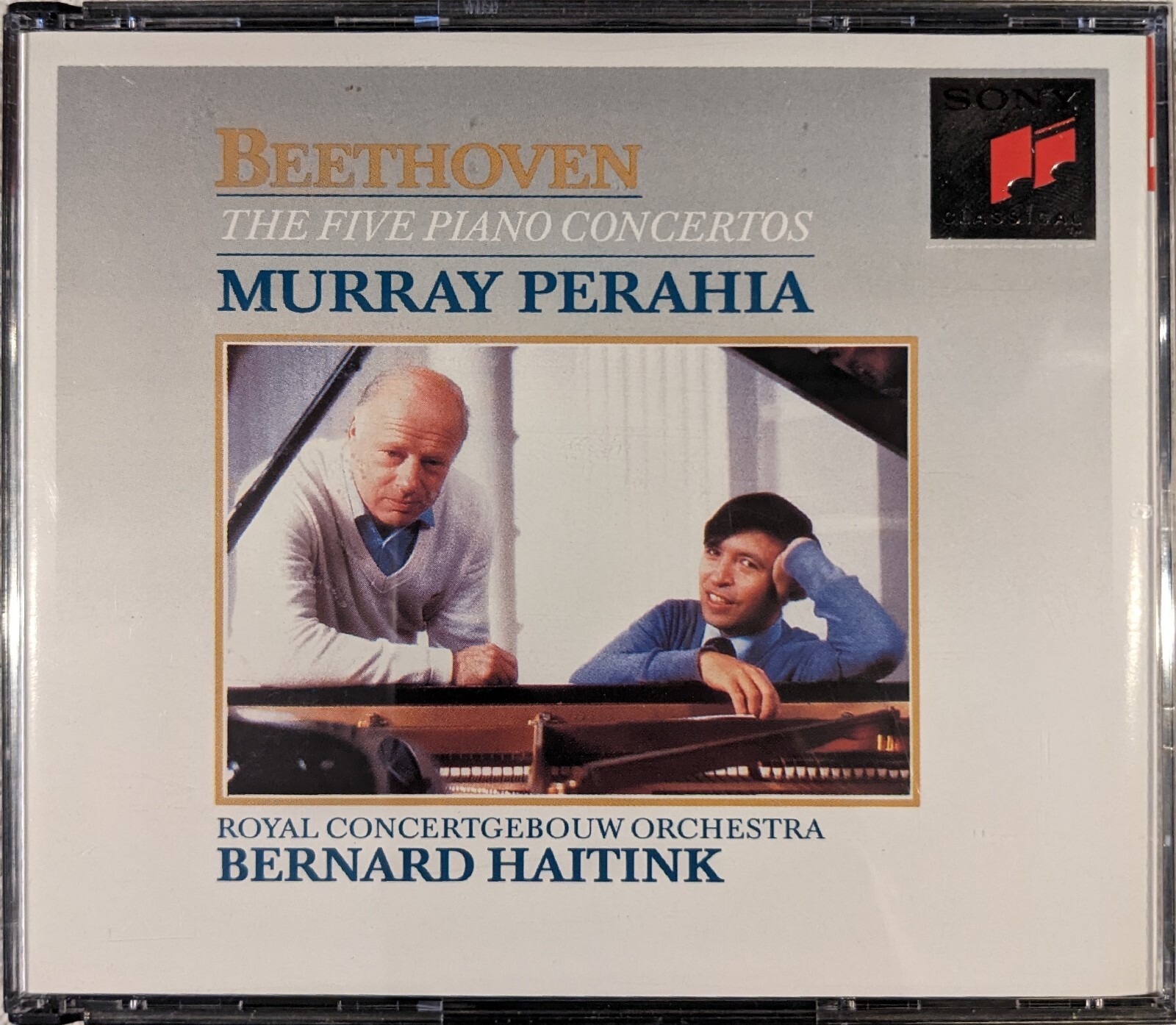 Beethoven: The Five Piano Concertos / Perahia / Haitink (3 CDs, 1992, Sony) 74644457520 | eBay