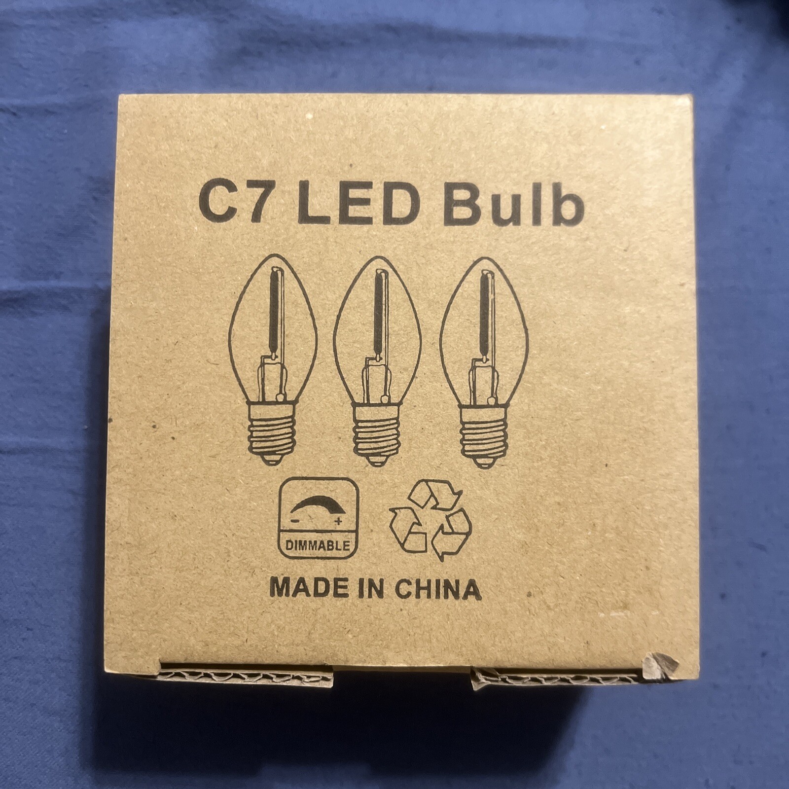 Lot of 25 LED Night Light Bulbs C7 Replacement 0.7watt 120v Clear New ...