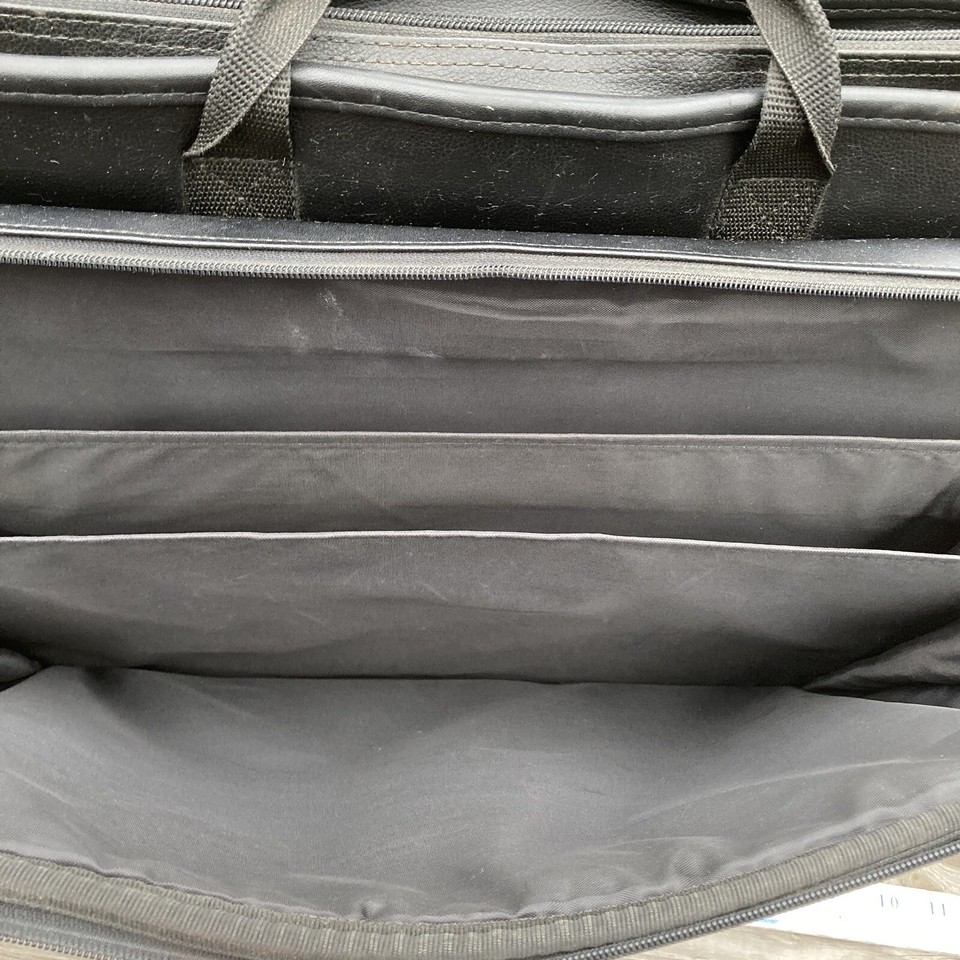 Targus Deluxe 17" Leather Notebook Laptop Computer Case Bag ...