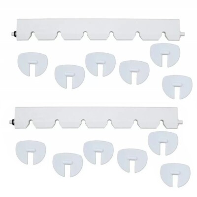 Coleman 9330A3091, AC Ceiling Vane Assembly And 6 Louvers, White, Set ...