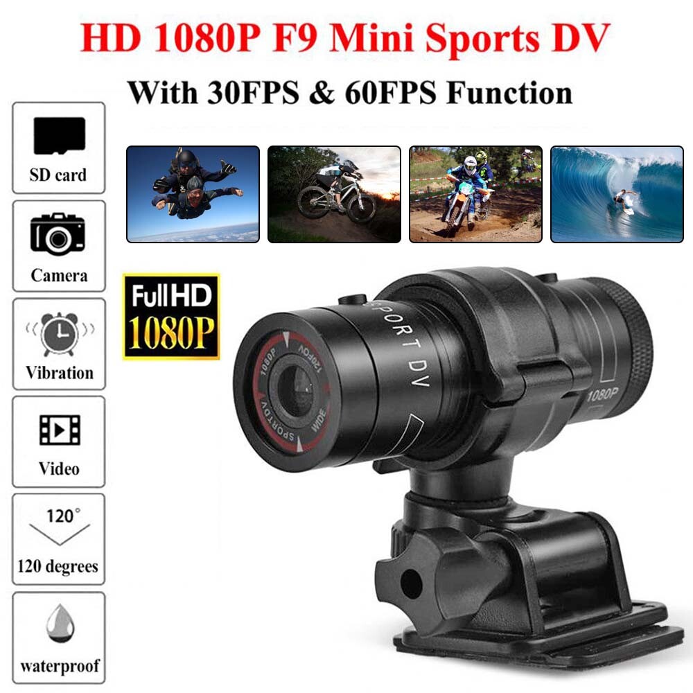 1080P Waterproof Action Sport Camera HD Cycle Motor Bike Sport Cam ...