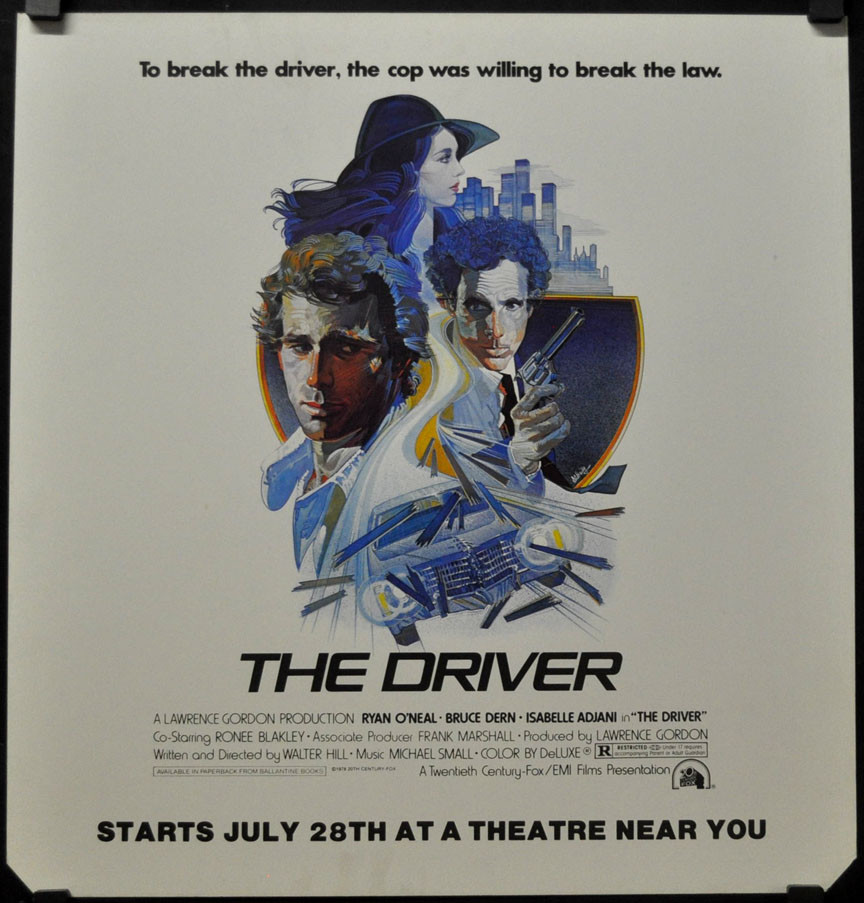 THE DRIVER 1978 ORIGINAL 21X22 SUBWAY MOVIE POSTER BRUCE DERN RYAN O ...