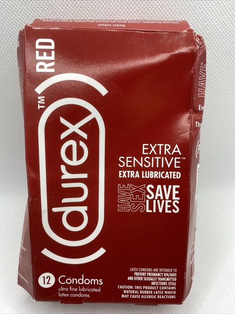 Durex Red Extra Sensitive Condoms - 12 Count for sale online | eBay