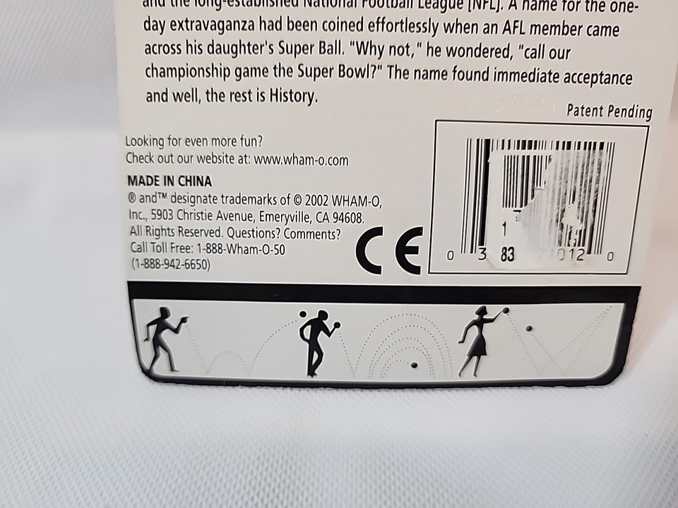 Wham-O SUPERBALL Amazing Zectron Commemorative Pack Unopened Card NOS ...