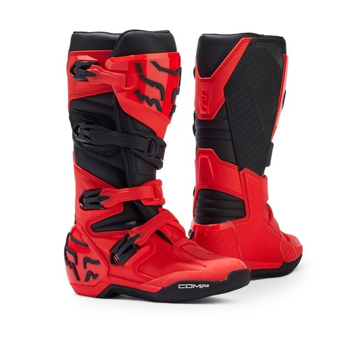 Fox Racing Youth COMP Motocross Boots (Fluorescent Red) (Size 4) 30471-110-4 191972768576| eBay