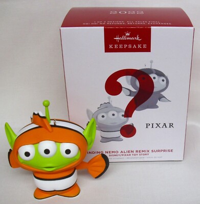 Hallmark Ornament Disney Toy Story Finding Nemo Alien Remix Surprise ...