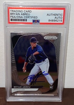 2020 Panini Prizm #89 Bryan Abreu Signed Autographed Card PSA | eBay
