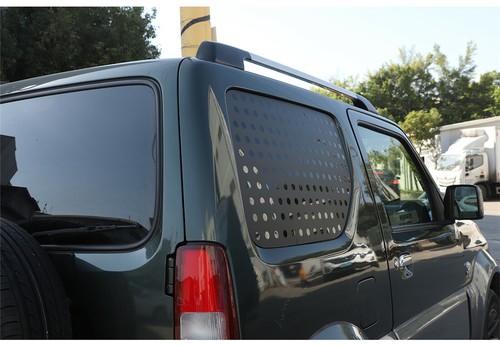 Kit For Suzuki Jimny 2007-17 PVC Black Rear Window Sticker Cover Car ...