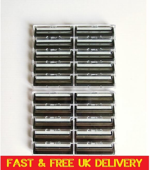 10,20 Twin Blade Cartridge Razor Blades to fit Gillette Contour G2 ...