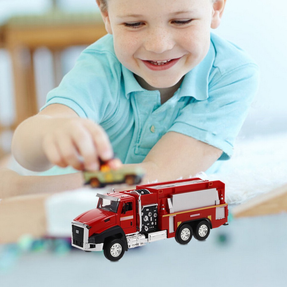 Engineering Vehicle Model Baby Fire Engines Car Toys Cement Mixer | eBay