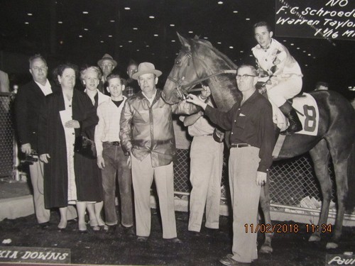 1957 Horse Racing Winners No I Did at Cahokia Downs F. Schroeder ...