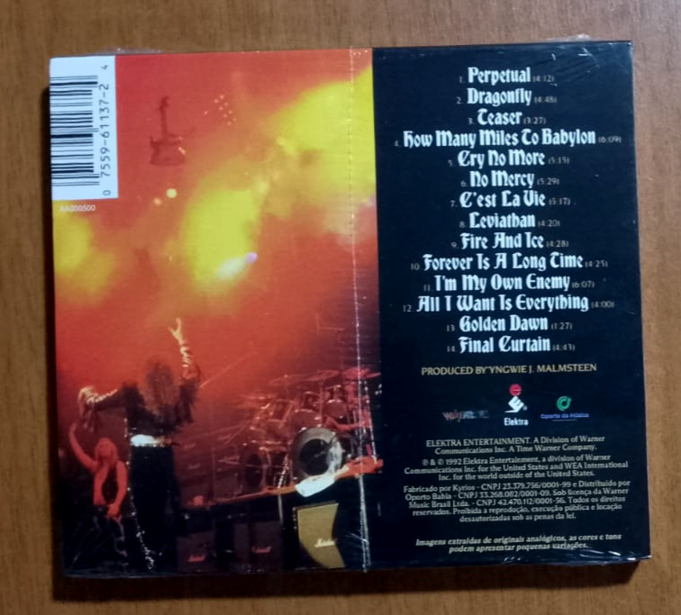 Yngwie Malmsteen - Fire & Ice Brazil Special collector´s edition w ...
