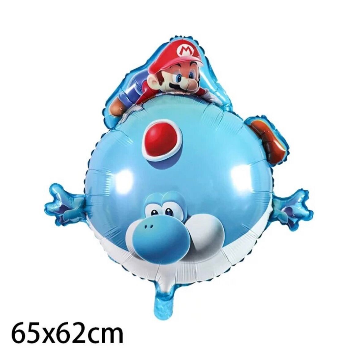 Mario Set of 5 Balloons Birthday Kids Mario Party Decorations Yoshi ...