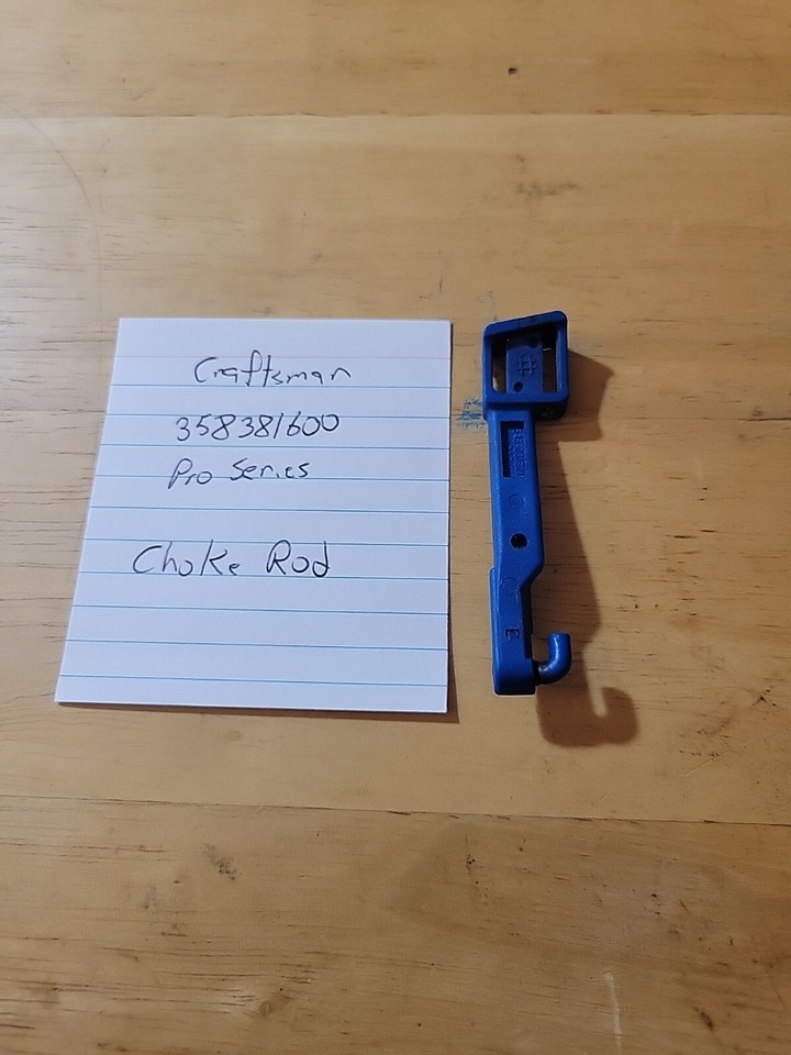 Craftsman 358381600 Pro Series Chainsaw Choke Rod | eBay