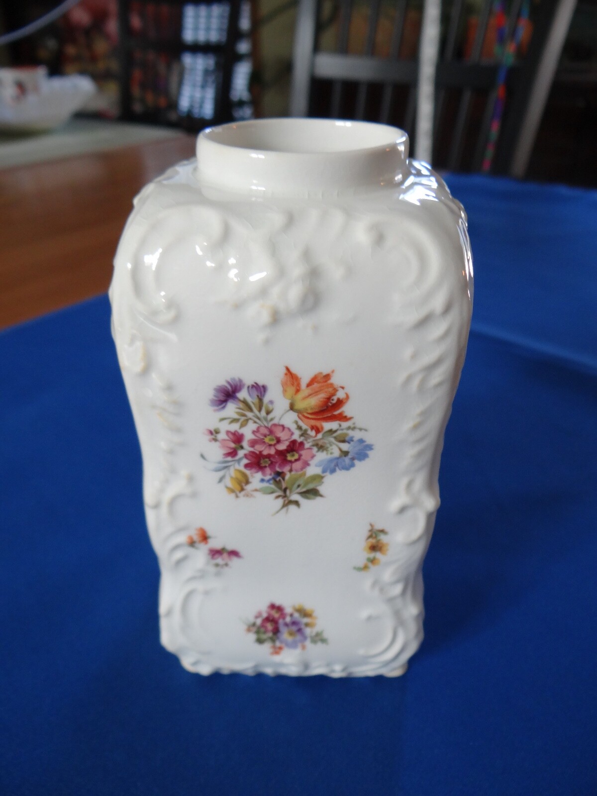 Antique Bishop & Stonier Porcelain Jar Vanity or Tea Canister England ...