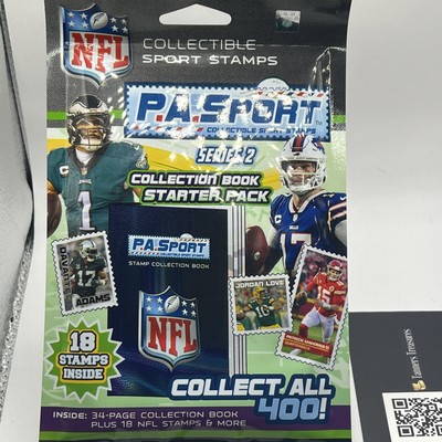 P. A . Sport NFL Stamps Collection Book Starter Pack New 2022 NFL 34 ...