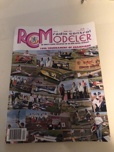 RC Modeler Magazine Radio Control Airplane Models April 1991 | eBay