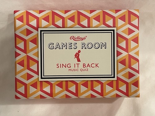 Ridley's Games Room “Sing it Back” Music Quiz Game | eBay