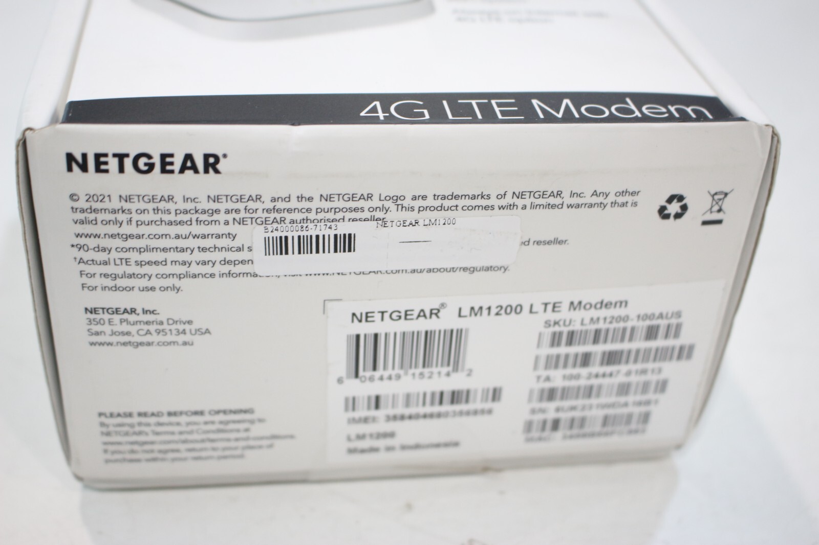 Netgear LM1200 4G LTE Modem 606449152142 | eBay