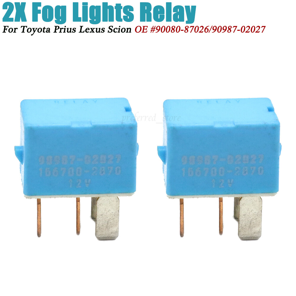 2x Car Fog Light 4Pin Relay Module Unit For Toyota Prius Lexus Scion ...