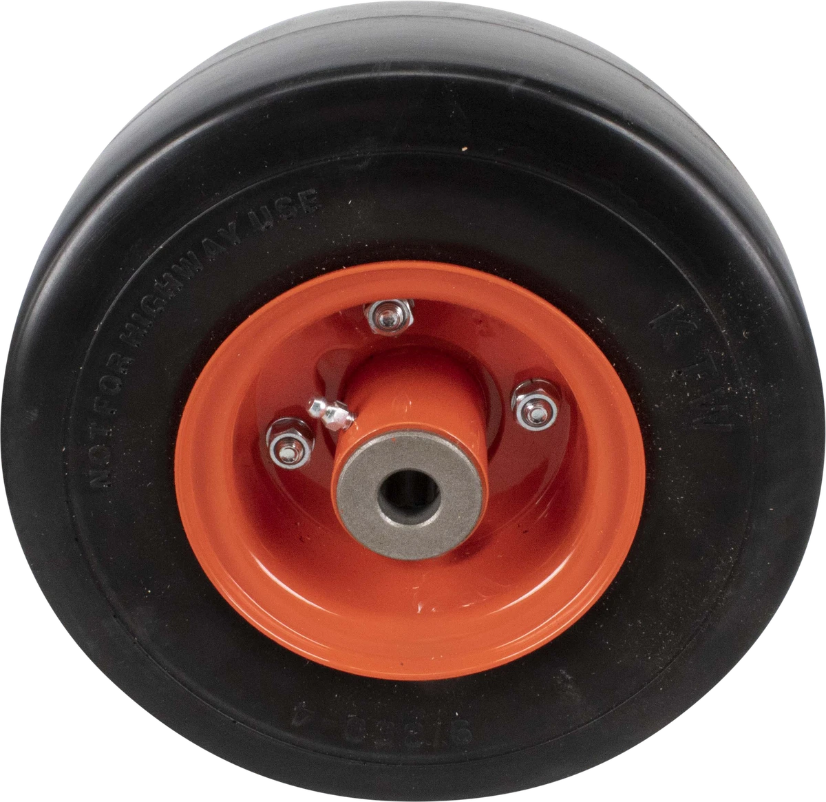 Kubota Front Mower Deck Wheel-Smooth Solid Orange Part No:, 56% OFF