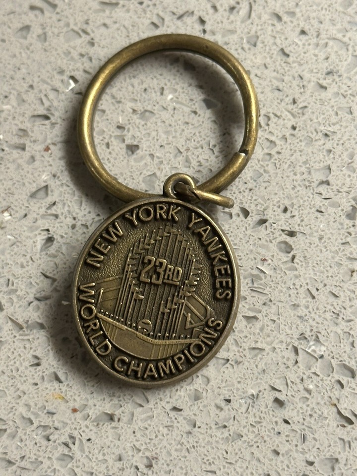 New York Yankees 23rd World Champion 1997 Bronze Charm Keychain by ...