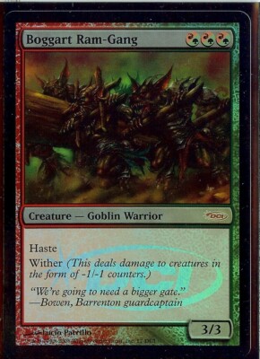 Magic The Gathering MTG BOGGART RAM-GANG DCI Promo FOIL Card x1 - New ...