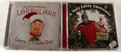 Lot Of 2 LARRY The CABLE GUY CDs Christmastime Larryland, Very Larry ...