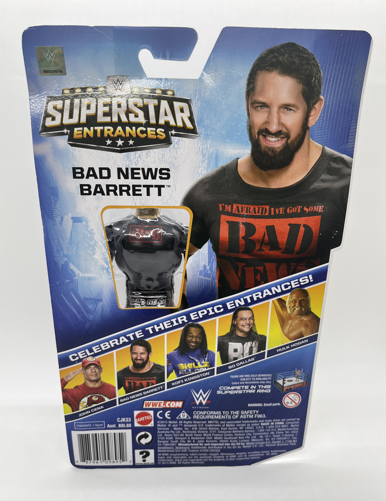 WWE Superstar Entrances Bad News Barrett Figure Exclusive Wade Barrett ...