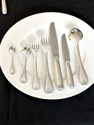 CHRISTOFLE MALMAISON SILVERPLATED FLATWARE SET 42 PCS FOR 6 GUESTS | eBay