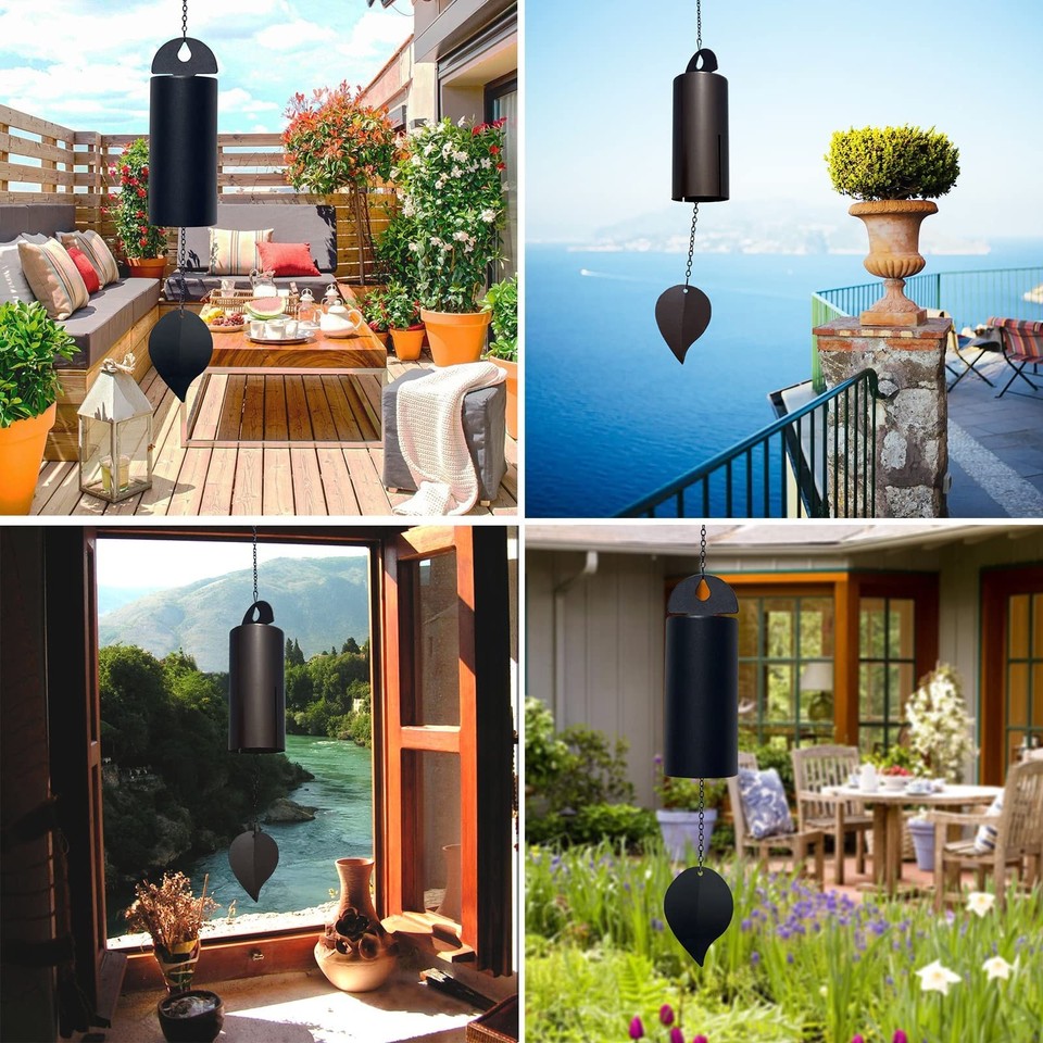 Deep Resonance Serenity Bell Large Wind Chimes For Outside Deep Tone G ...