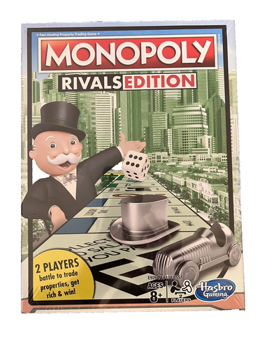 Monopoly Rivals Edition Hasbro Gaming Ages 8+, 2 Players NIB | eBay