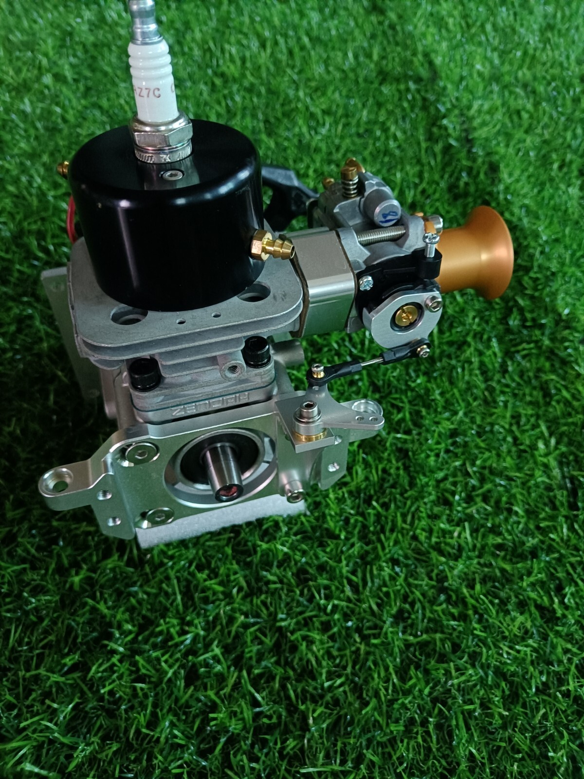 Carburetor Carb Block Accelerator control for 23 -32 Zenoah RCMK Engine ...