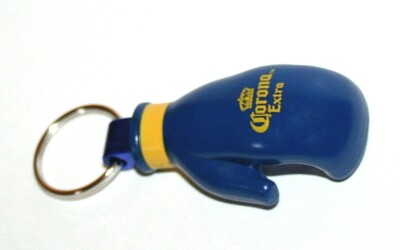 Corona Extra Beer Ad Promo Metal Small Boxing Glove Key Chain Bottle ...