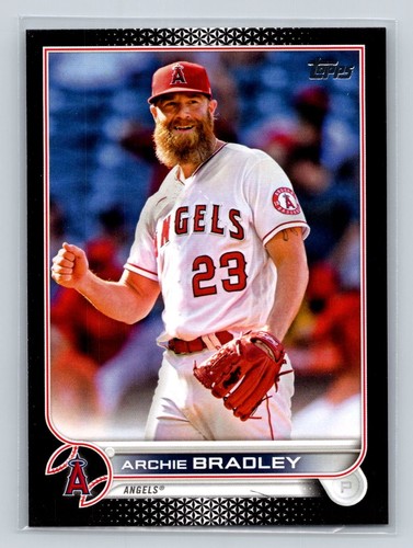 2022 Topps Update Archie Bradley Black #'d /71 #US98 Los Angeles Angels ...