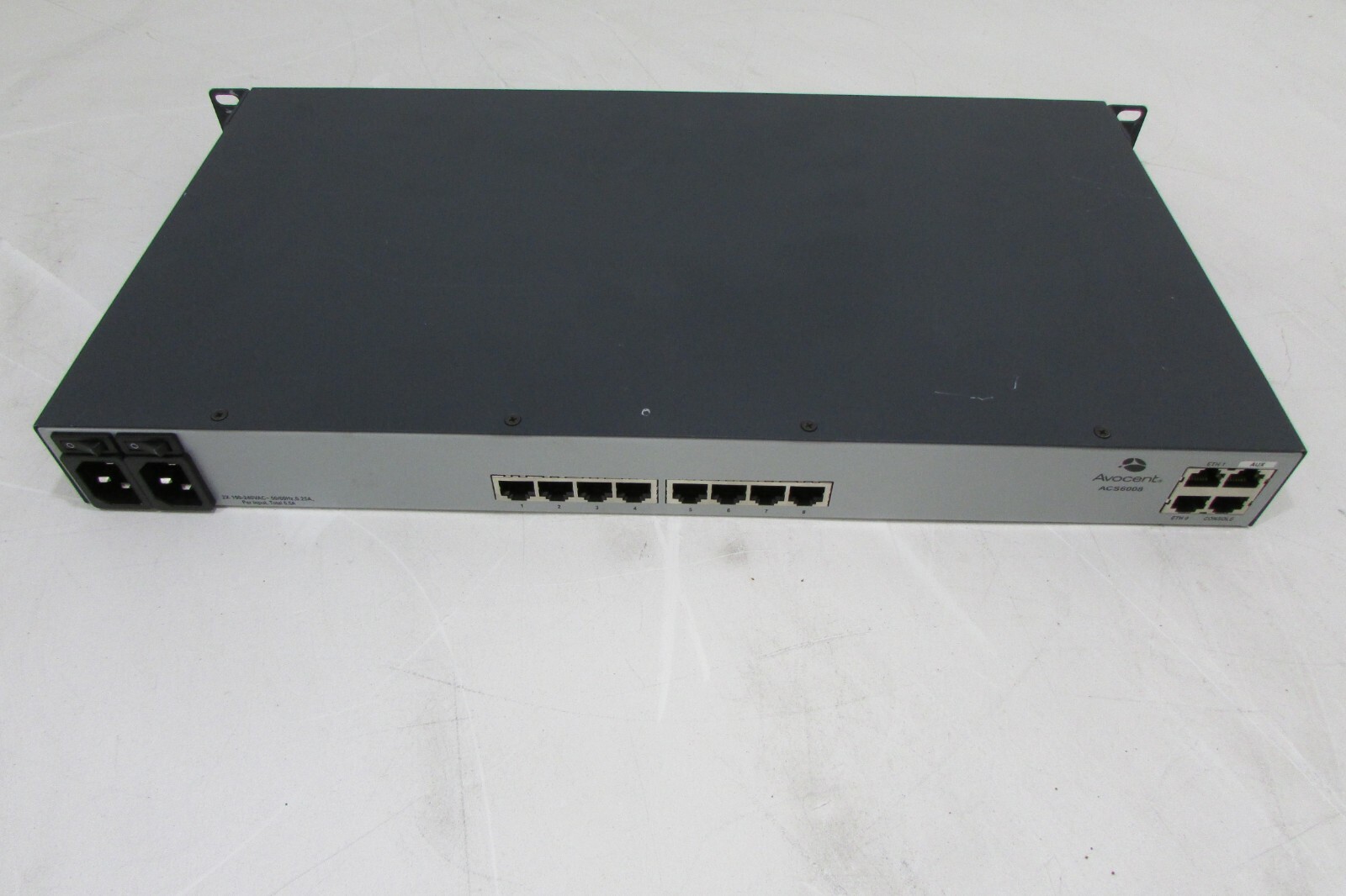 Avocent ACS 6000 8-port Unit Dual AC Power Supply - Igrmuw8041 for sale ...