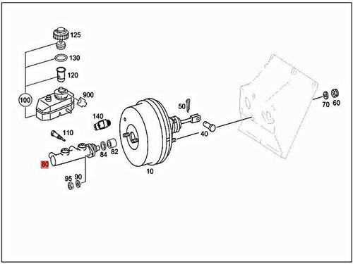 Genuine MERCEDES Sprinter 906 W906 Bus Master brake cylinder 9064310101 ...