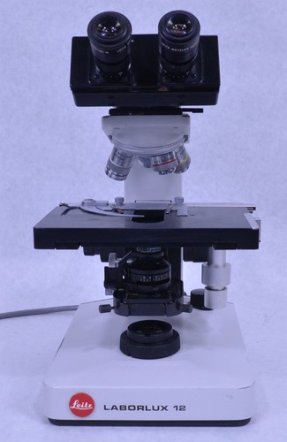 Leitz 020-435.025 Laborlux 12 Microscope w/ 4 Objectives | eBay