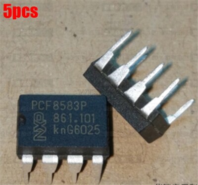 5Pcs PCF8583P PCF8583 Real Time Clock Clk/Calendar 240X8 Ram New Ic re | eBay