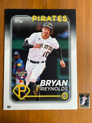 2024 Topps Update Oversized All Star Red Carpet Card Bryan Reynolds 1/1 ...