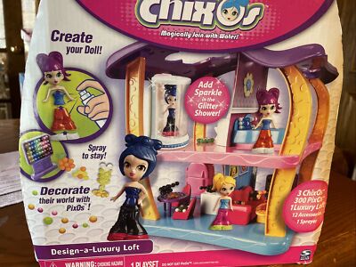 Spin Master PixOs ChixOs Design-a-Luxury Loft Playset Girls Toy 2009 | eBay