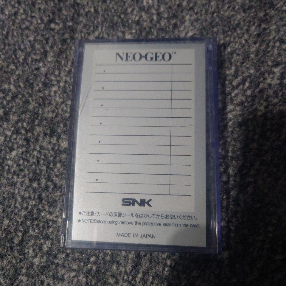 Used NEO GEO AES Memory SNK Card NEO-IC8 42 | eBay