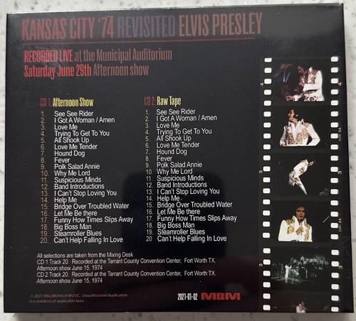 Elvis Presley 2 cd - KANSAS CITY REVISITED AFTERNOON - SEALED! | eBay