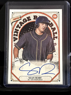 SEAN ROBY 2023 ONYX VINTAGE EXTENDED EDITION AUTOGRAPH BLUE INK /400 | eBay