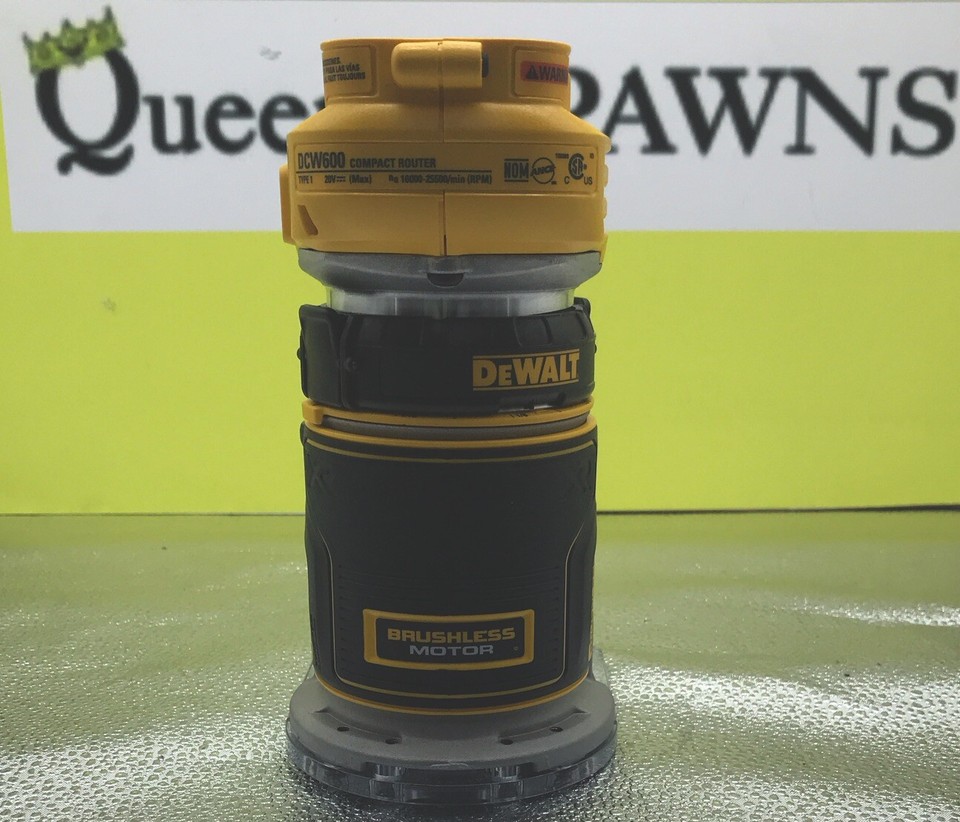DEWALT DCW600B 20V MAX XR Cordless Compact Router - Tool Only ...