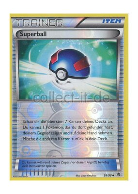 Pokemon 93/98 - Superball - Reverse Holo | eBay