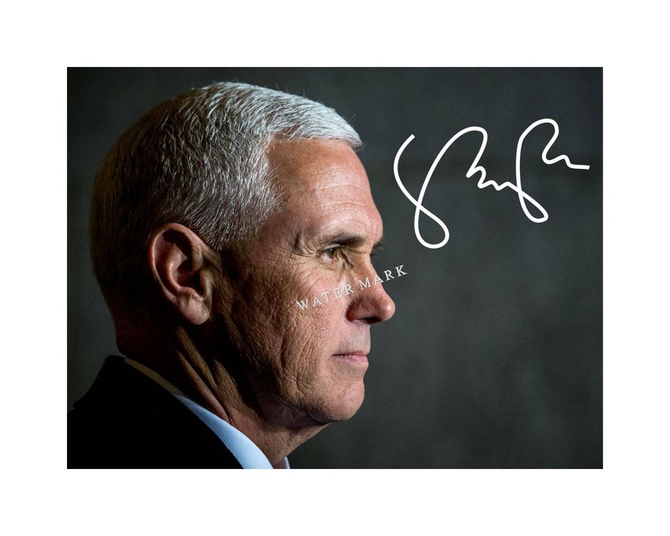 Mike Pence Signed 8x10 Photo Print Vice President Donald Trump VP GOP ...