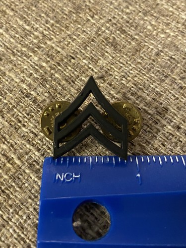 US Army Sergeant Collar Rank Pin INV7489 | eBay