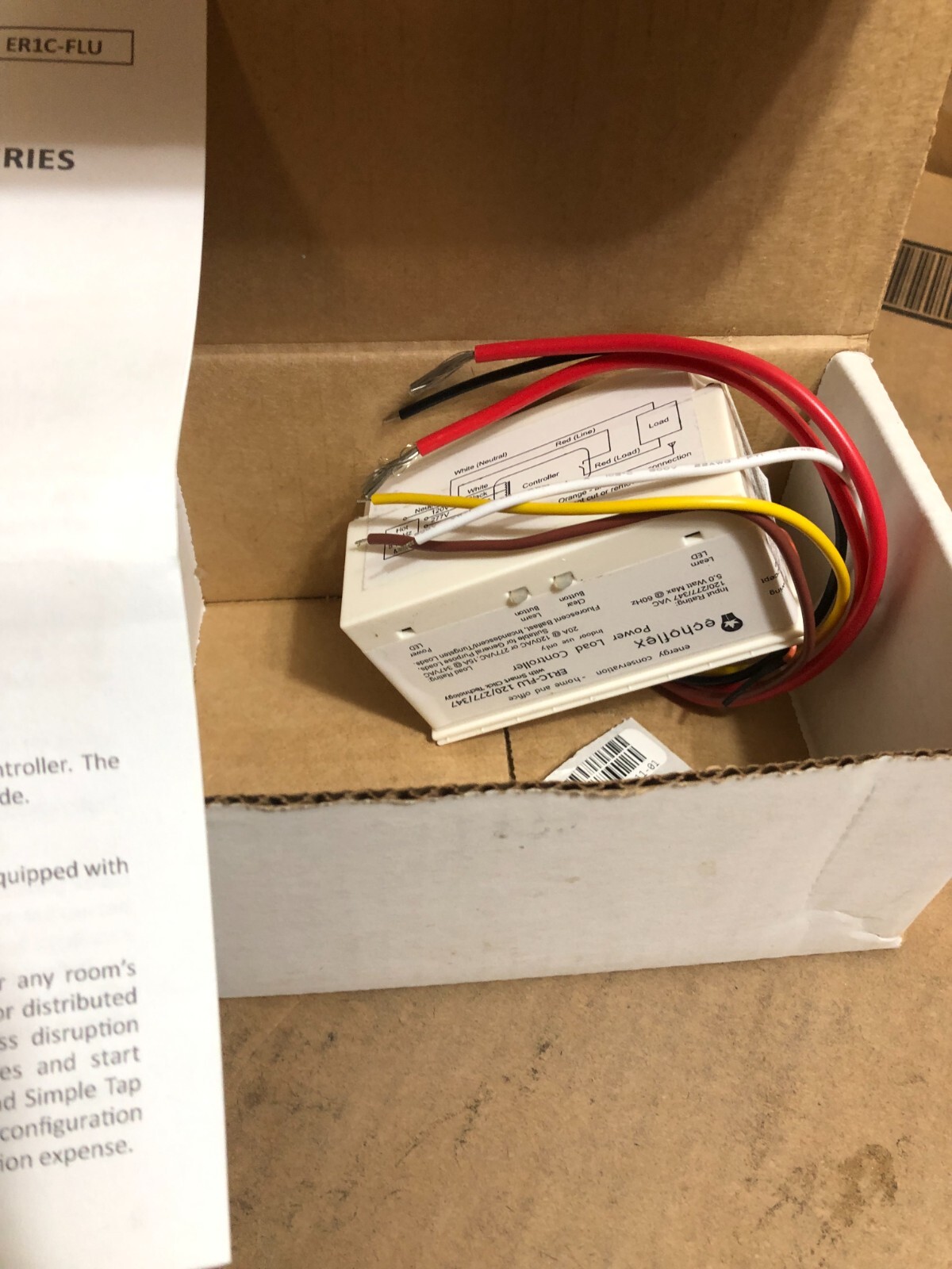 ECHOFLEX 8189A1113-X-1 POWER LOAD CONTROLLER ER1C-FLU 120/277/347- NEW | eBay