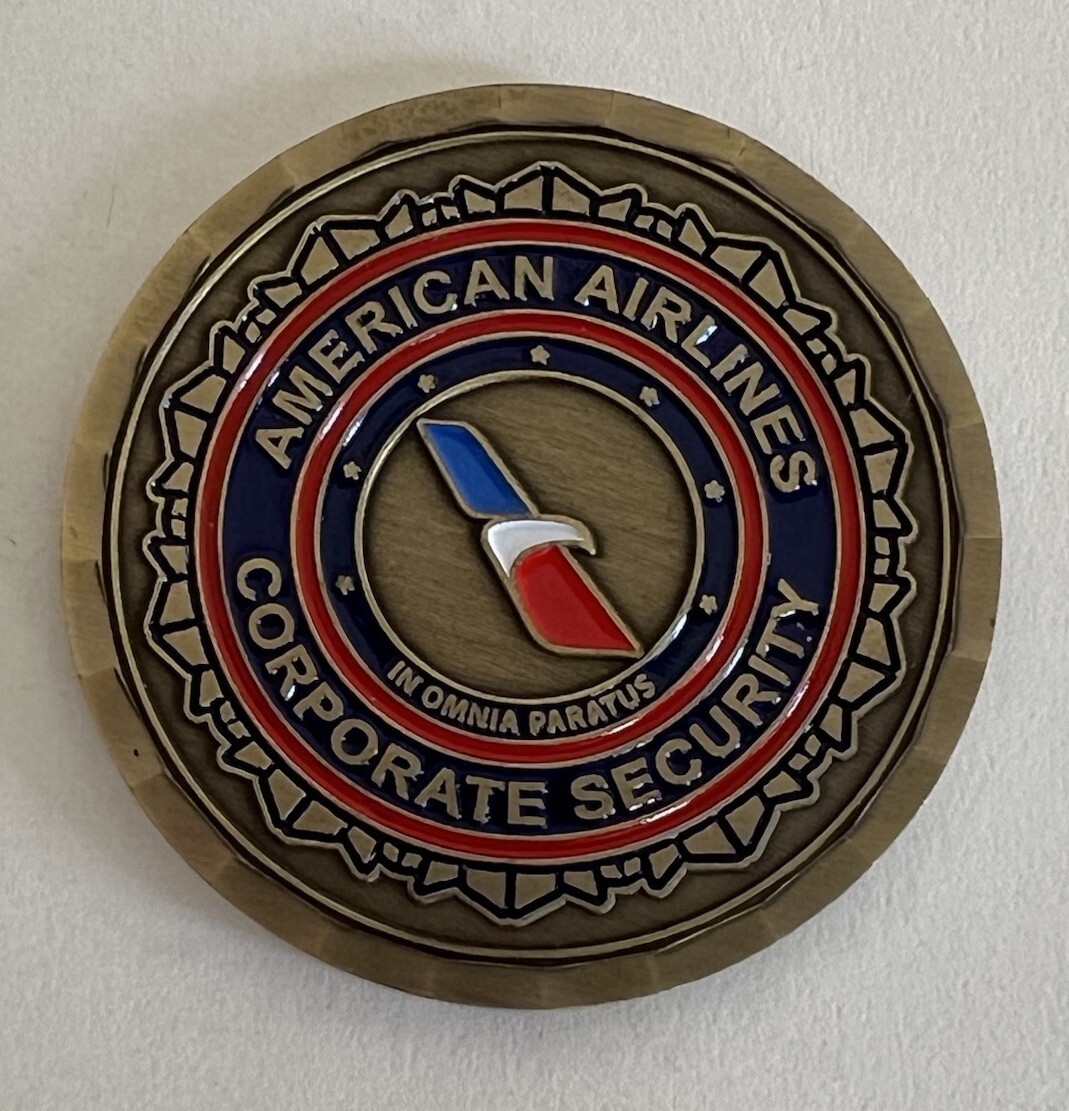 American Airlines Corporate Security Challenge Coin | eBay